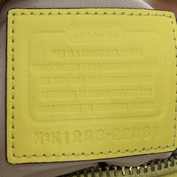 Coach | Bags | Coach Cross Body Bag In Yellow Leather | Poshmark